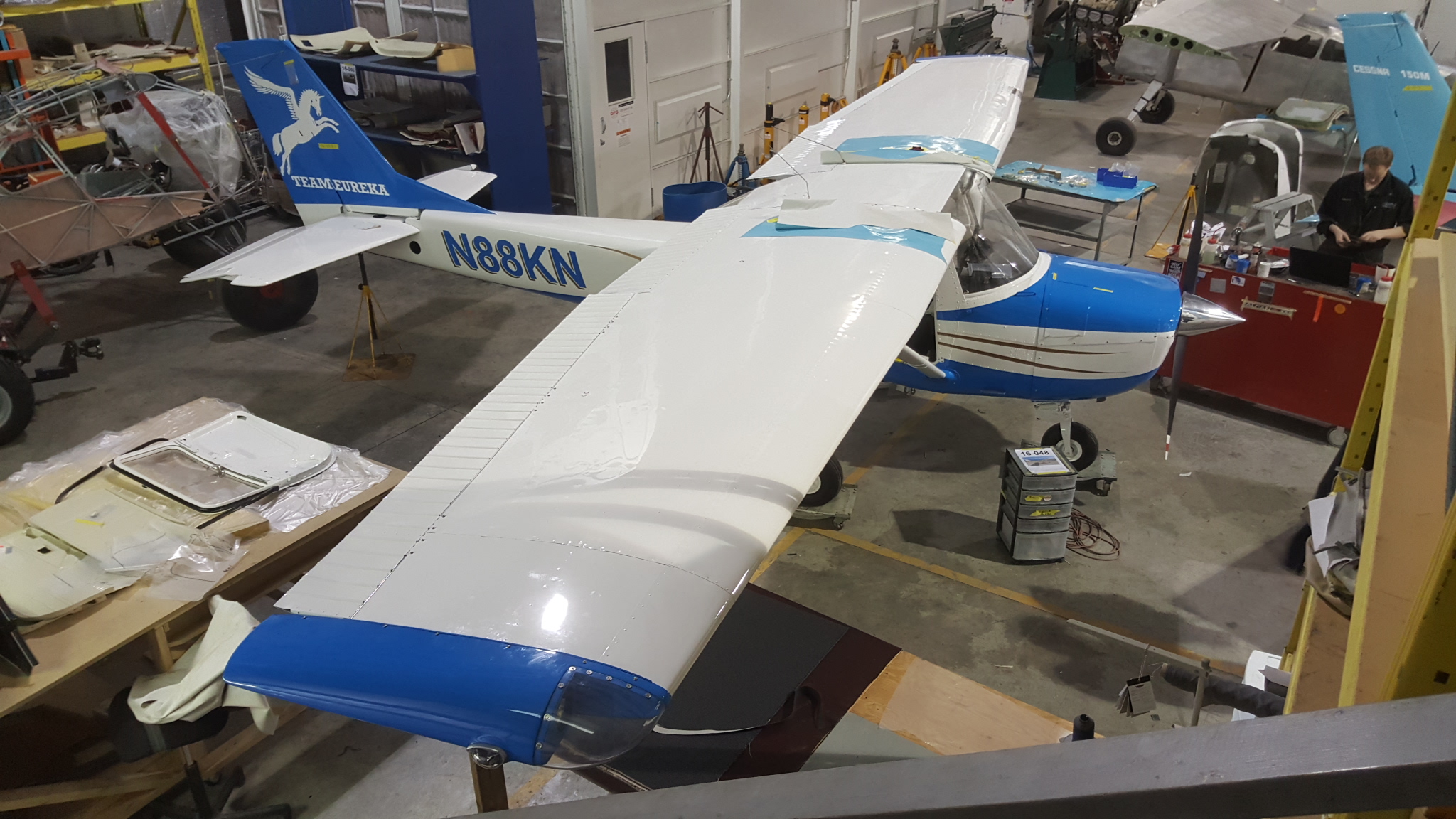 Cessna 150 Paint Interior Refurb – Upper Valley Aviation