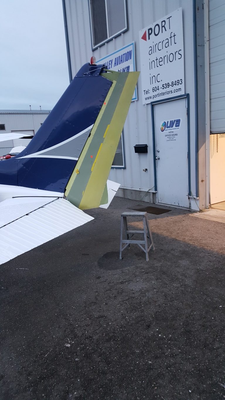 Cessna 172 Rudder Repair – Upper Valley Aviation