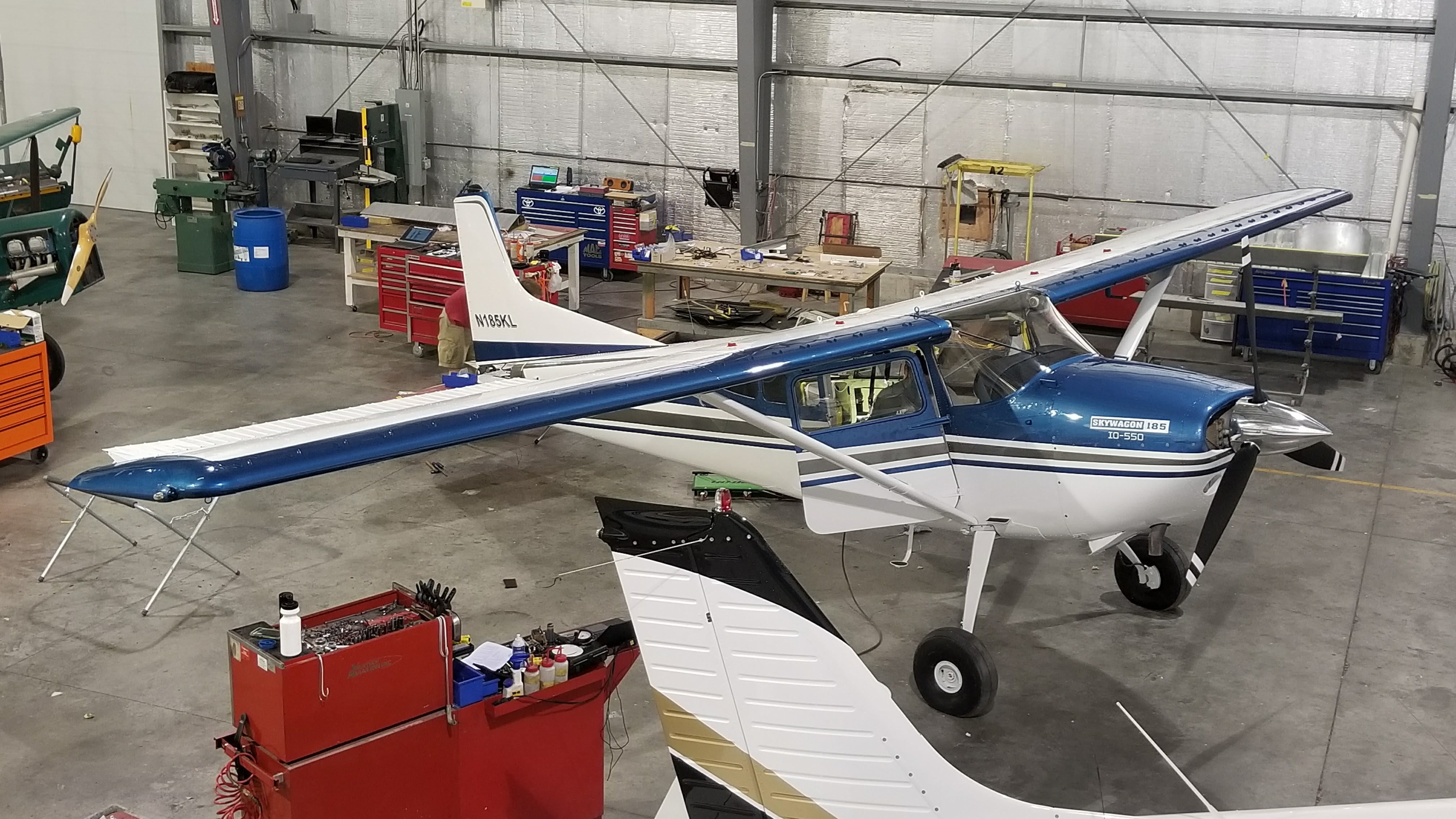 Cessna 185 Paint Windows (15) – Upper Valley Aviation